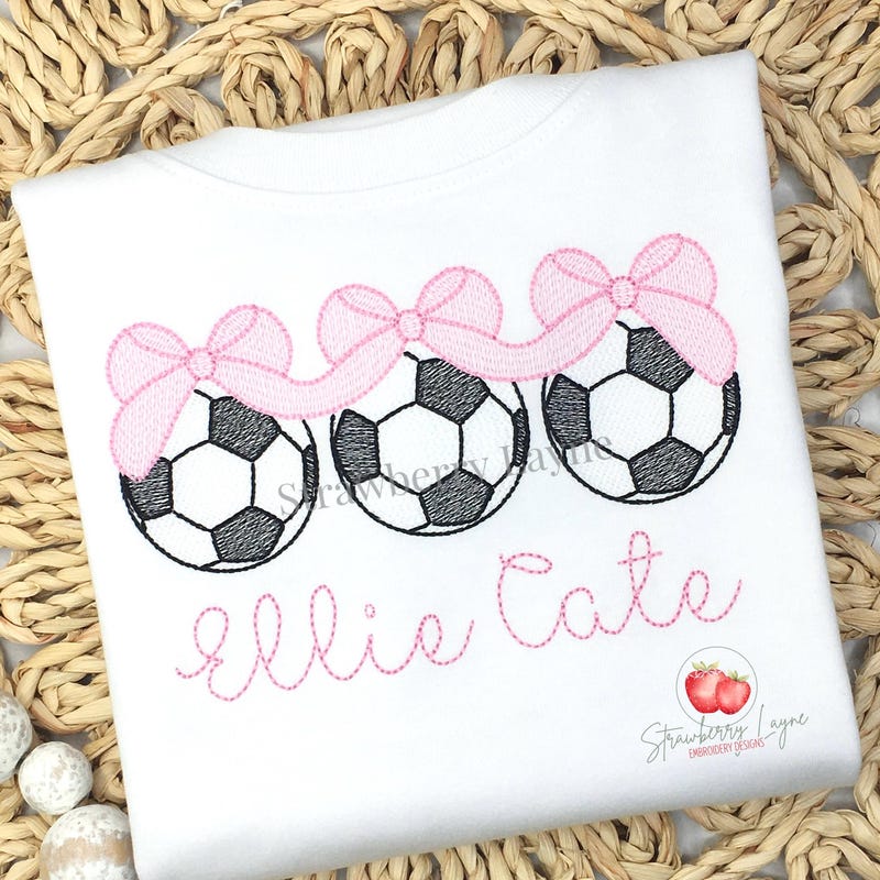 Soccer Embroidery - Etsy