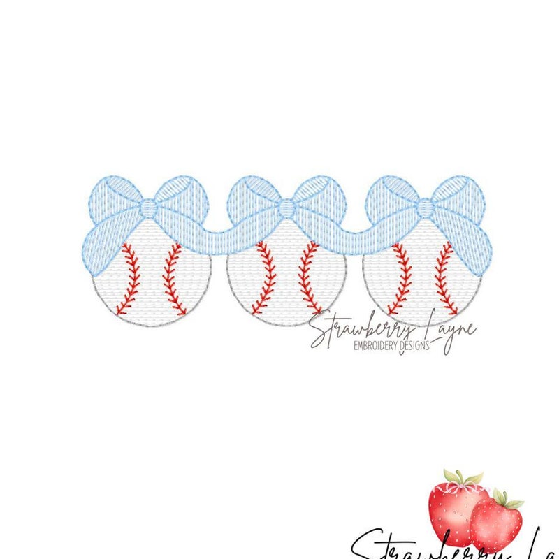 Baseball Embroidery - Etsy