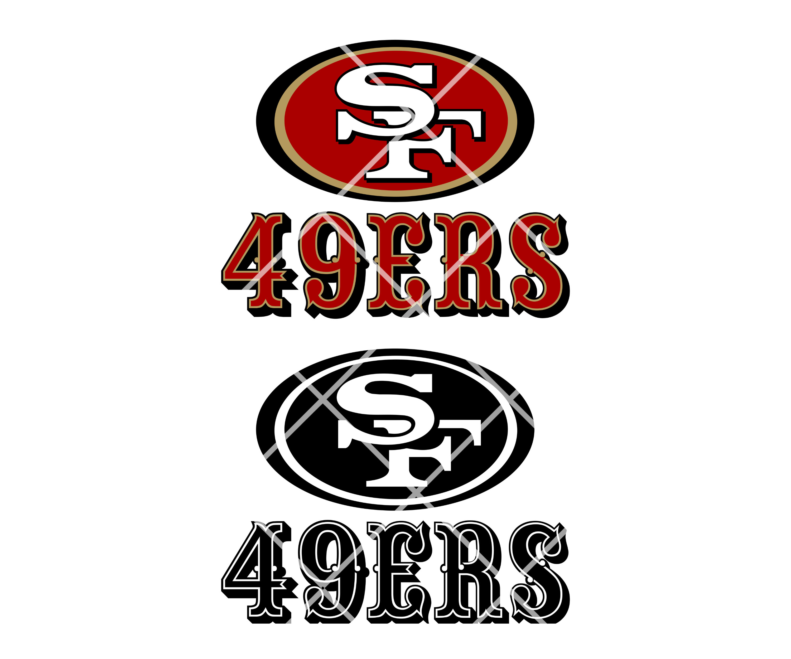 Sports Svg, 49ers Svg, San-francisco-49ers Football Svg, Layered Svg ...