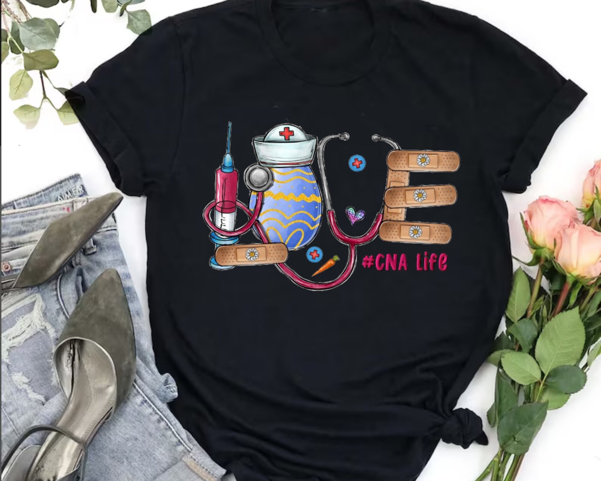 Easter CNA Png Sublimation Design Download, Easter Day Png, CNA Nurse ...