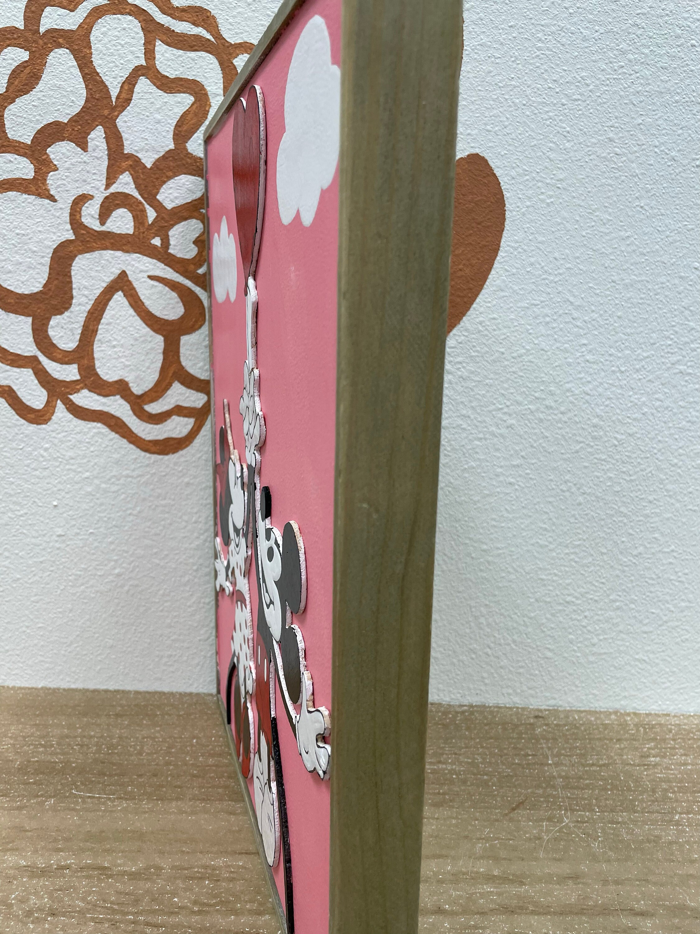 Floating Heart Balloon Handmade Frame - Etsy