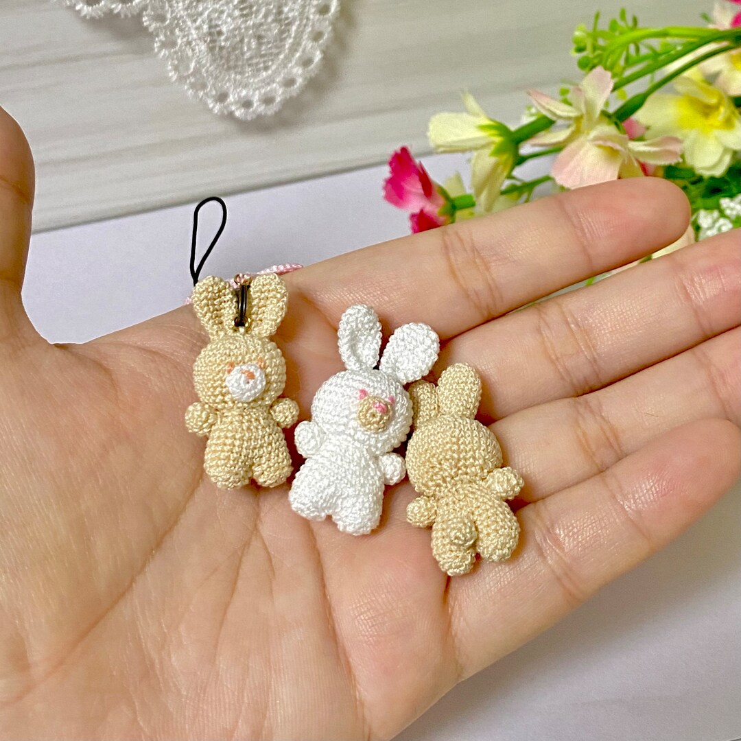 Micro Crochet Amigurumi, Miniature Cute Animals, Tiny Rabbits - Etsy