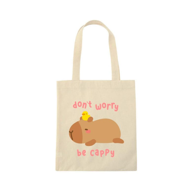Capybara Tote Bag - Etsy