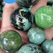 Peruvian Turquoise Spheres | Genuine Turquoise Sphere, Blue Green ...