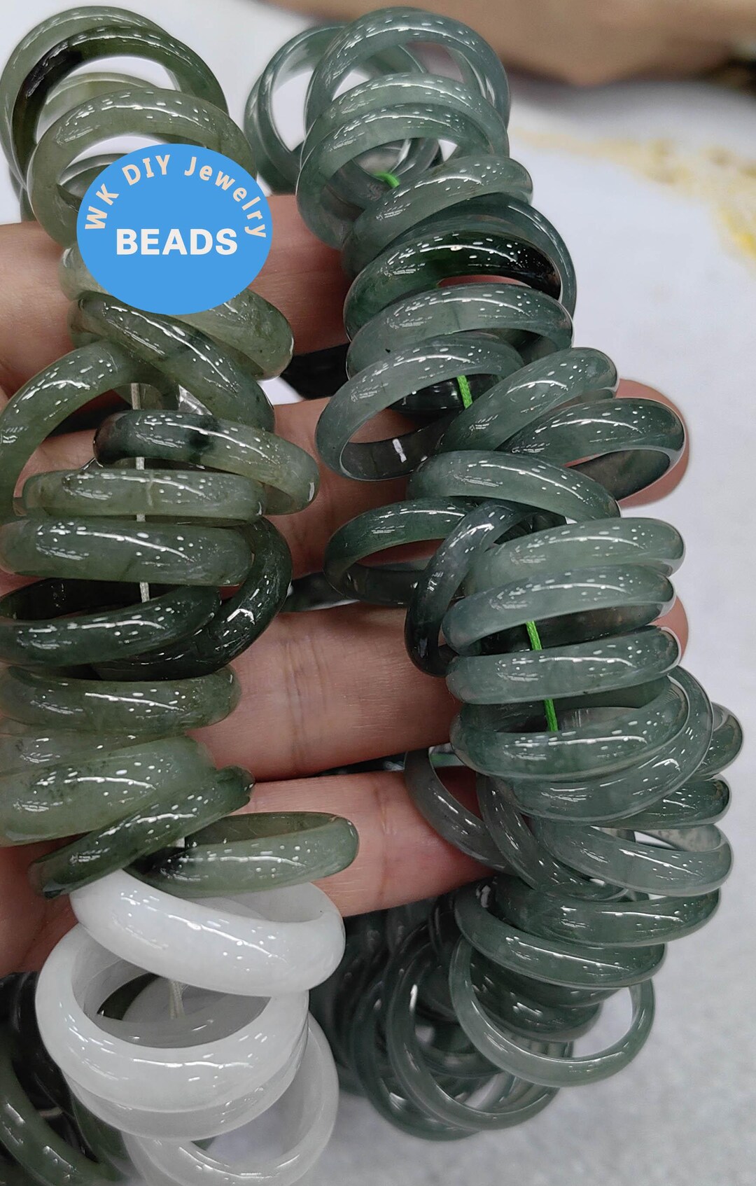 Authentic Jadeite Ring | Hand Carved Guatemalan Jadeite | Natural ...