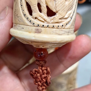 Large Carved Dragon Bone Lantern Craft, Tribal Animal Skull Carvings ...