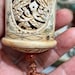 Large Carved Dragon Bone Lantern Craft, Tribal Animal Skull Carvings ...