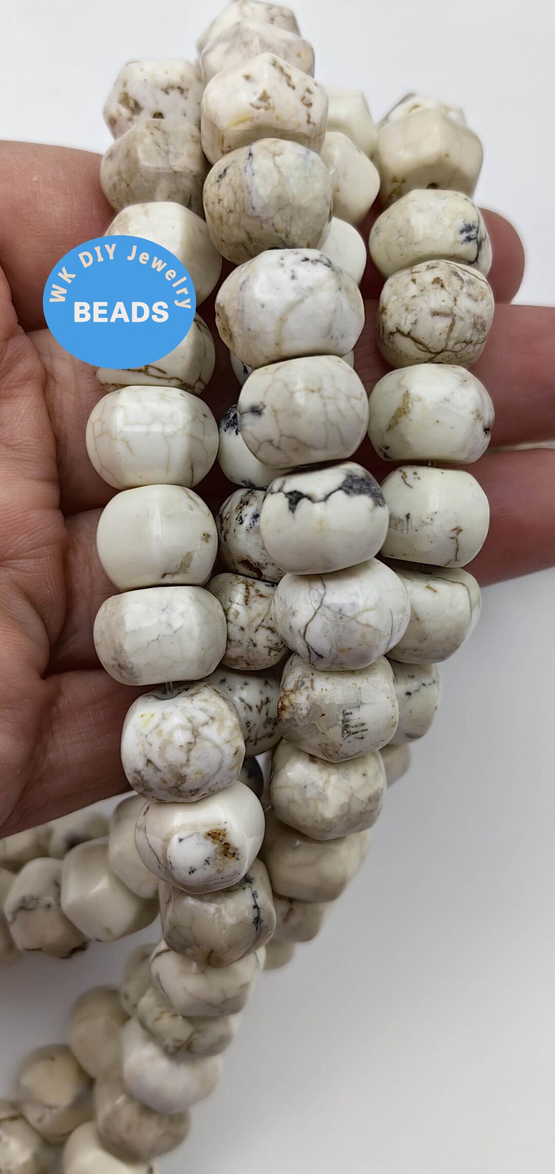 16inch Natural Whild Horse White Matrix Turquoise Hexagon Latern ...