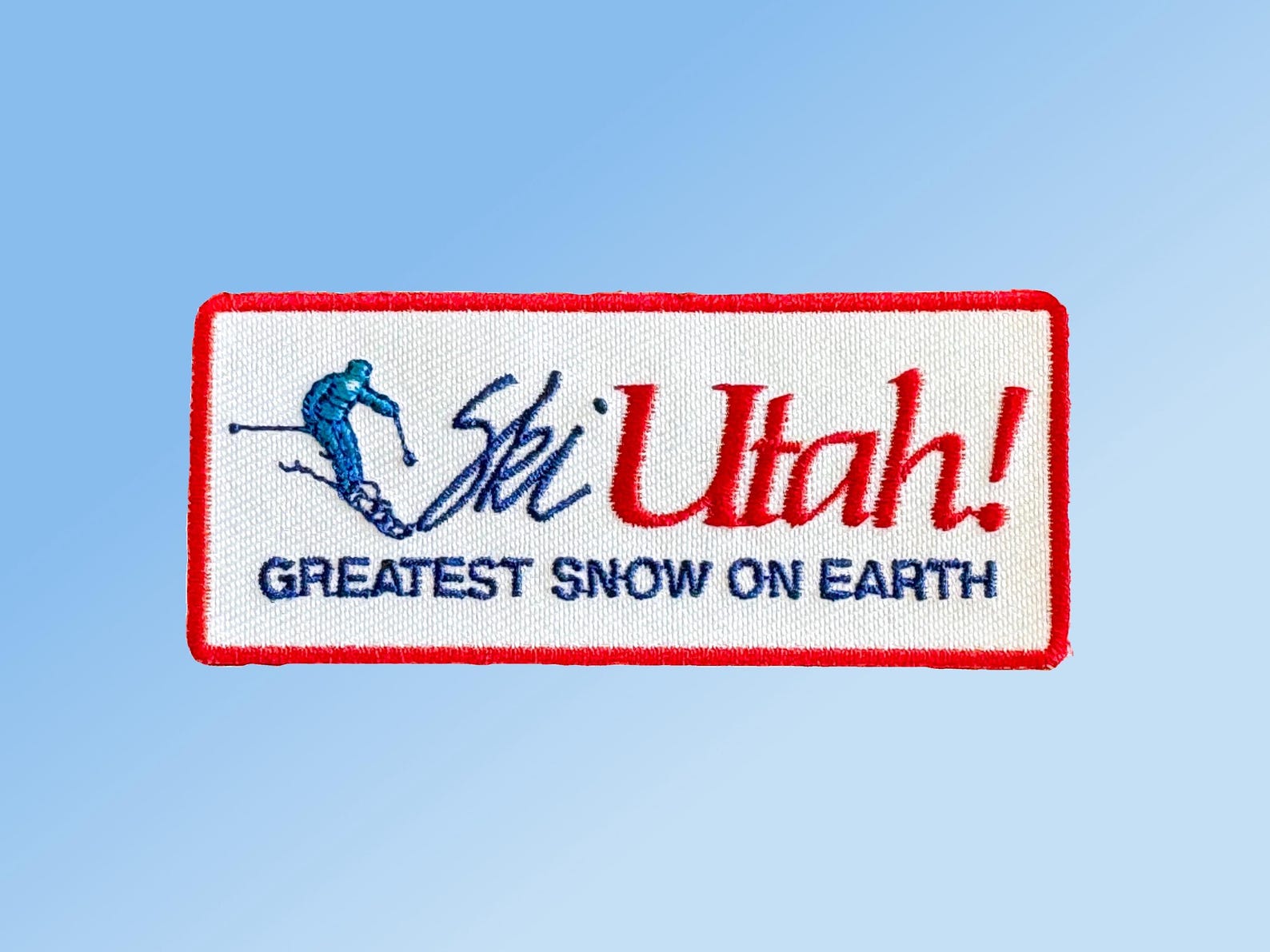 Ski Utah Patch - Gift for Your Favorite Ski Bum! Retro Design! Utah ...