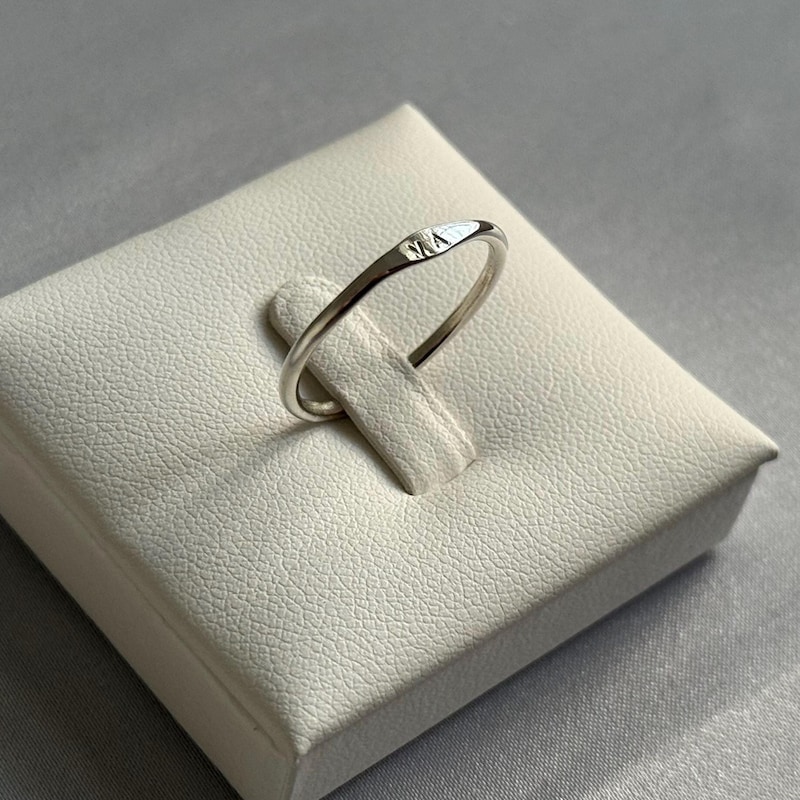 Letter E Pinky Ring - Etsy UK