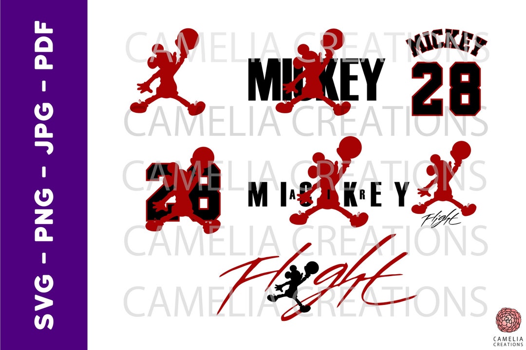 Jump Mouse Air Mickey BUNDLE *download* - Etsy