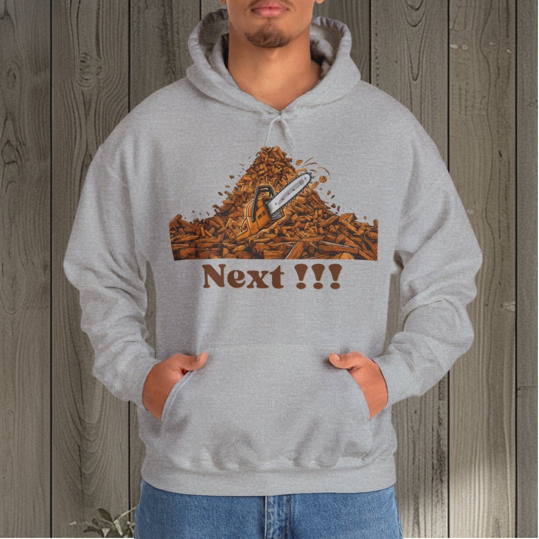 Chainsaw Swinging Timber Sports Sweatshirt Hoodie for Lumberjacks ...