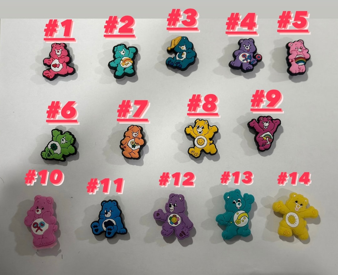 Care Bears Croc Charms - Etsy