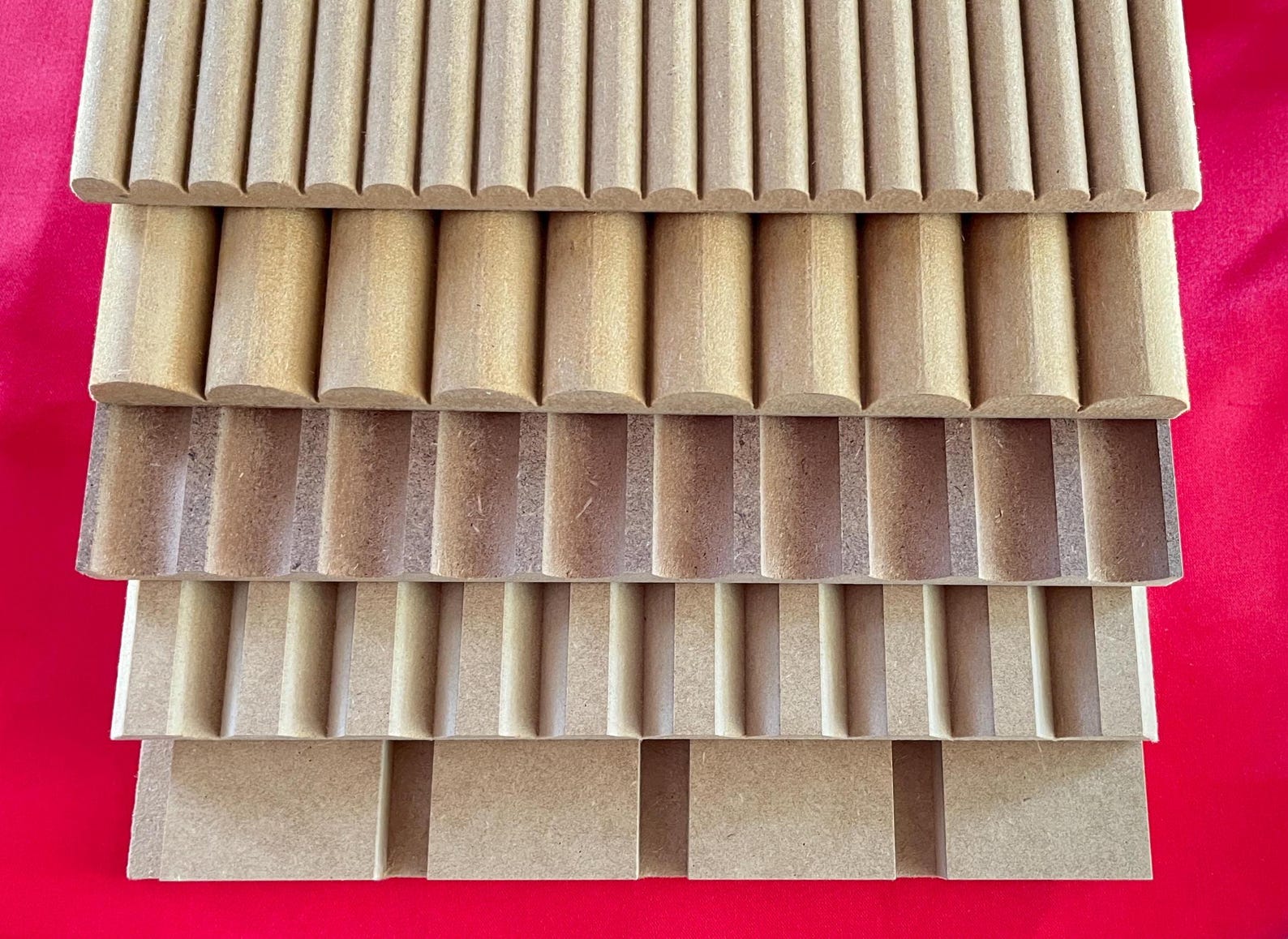 3D MDF Wall Panels: Reeded, Fluted, V-groove, Slat Wall Panels, Kitchen ...