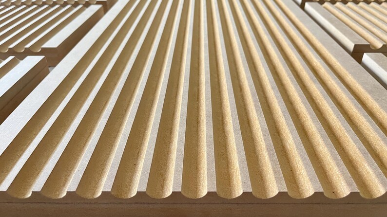 Custom Fluted Cabinet Doors & Drawer Fronts, Modern 3D Kitchen Design ...