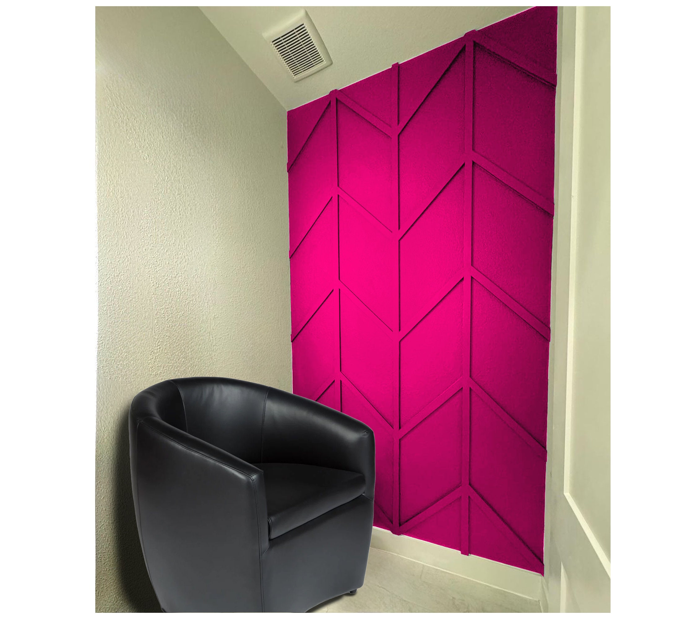 Modern Accent Wall, Ready to Install Accent Wall Panels, Pre-cut MDF ...