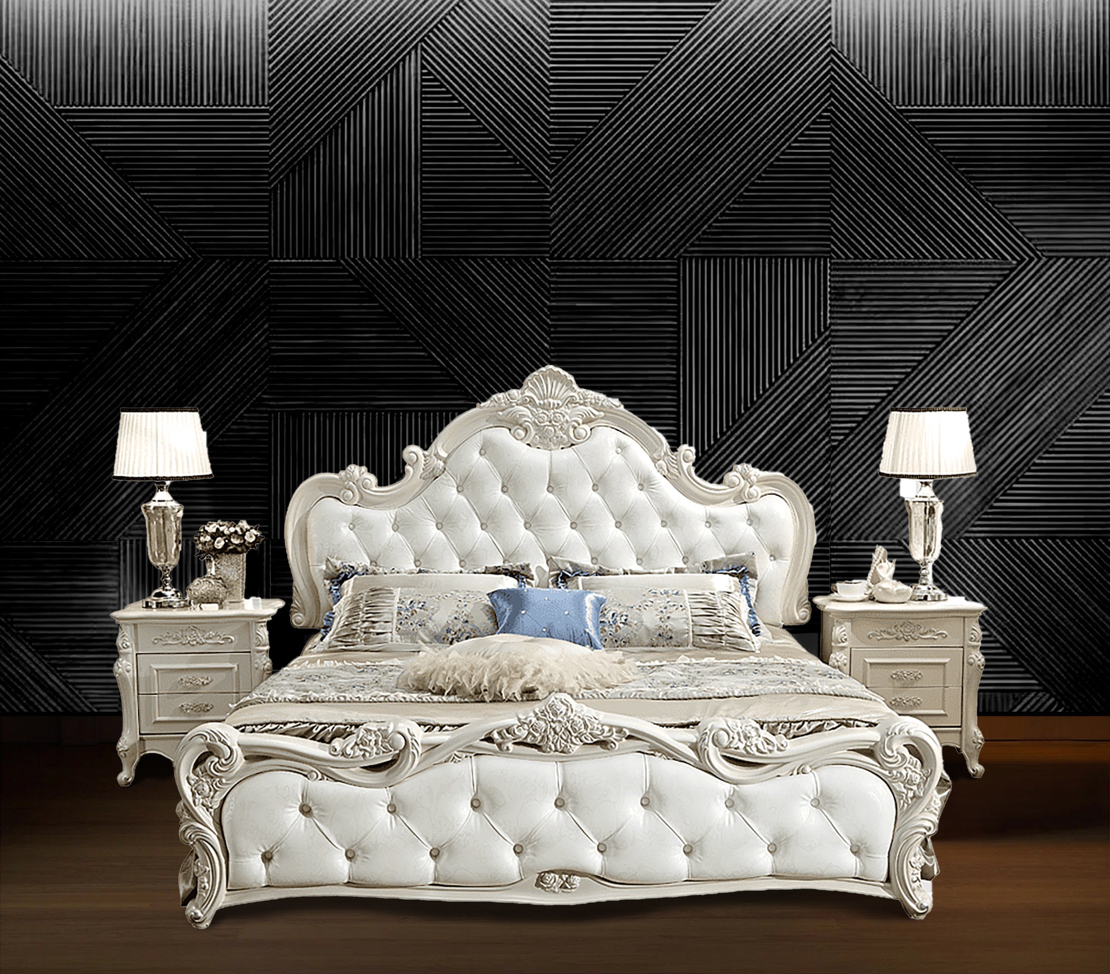 Geometric 3D Accent Wall Panels, 3D Wall Art Design, Abstract Wall ...
