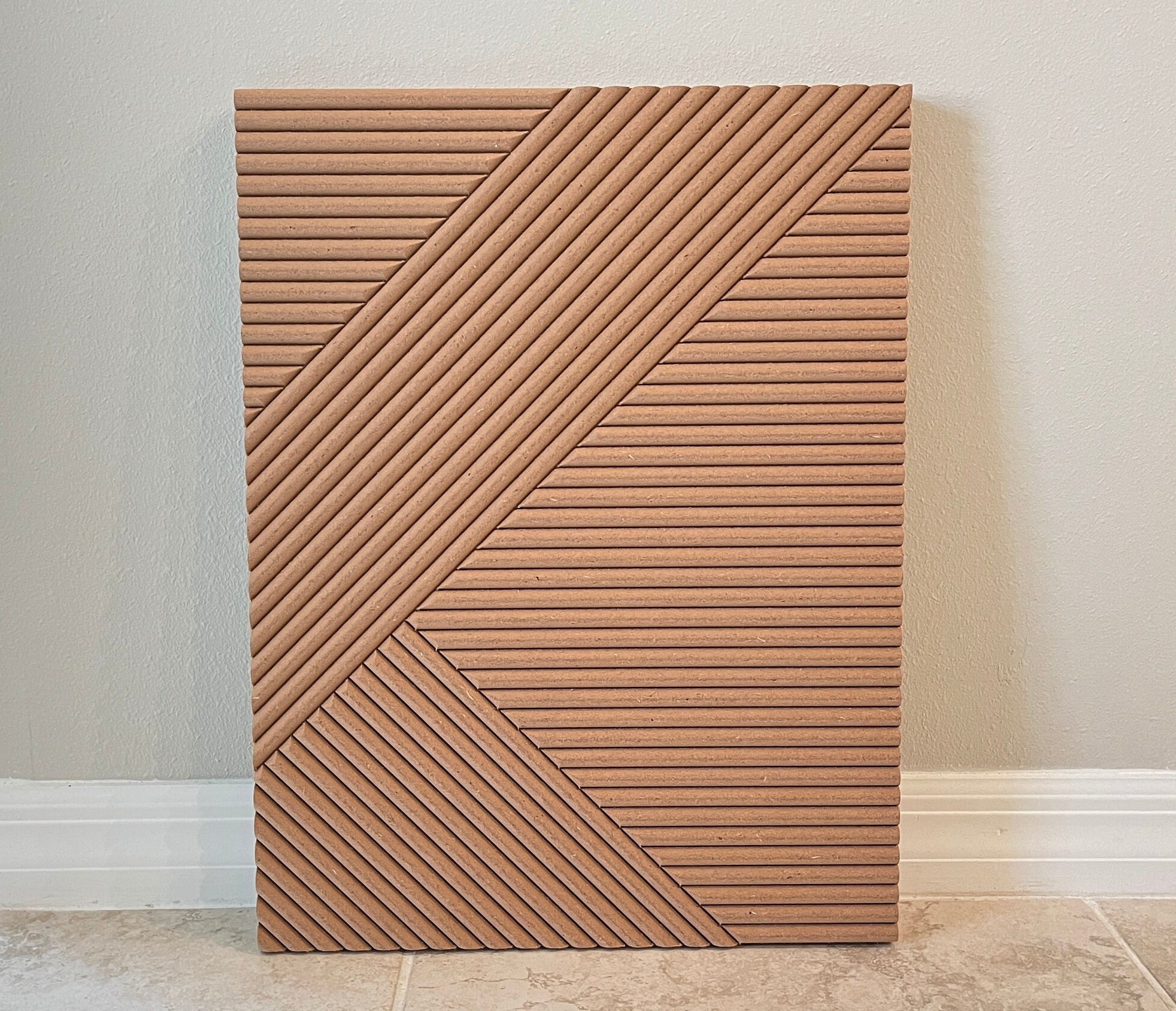 Custom Reeded Cabinet Doors: Modern 3D MDF Replacement Fronts - Etsy