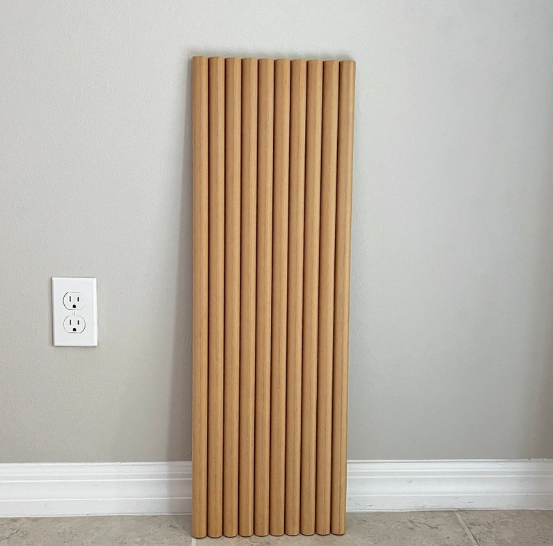 Kitchen Island Reeded Wall Panels, Reeds 1 in or 1/2 In, Custom Size ...