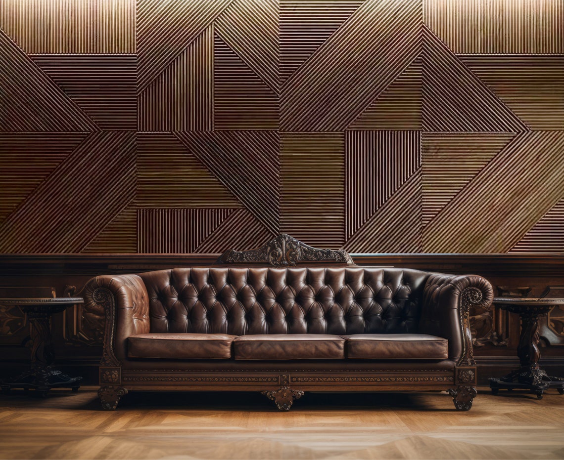 Geometric 3D Accent Wall Panels, 3D Wall Art Design, Abstract Wall ...