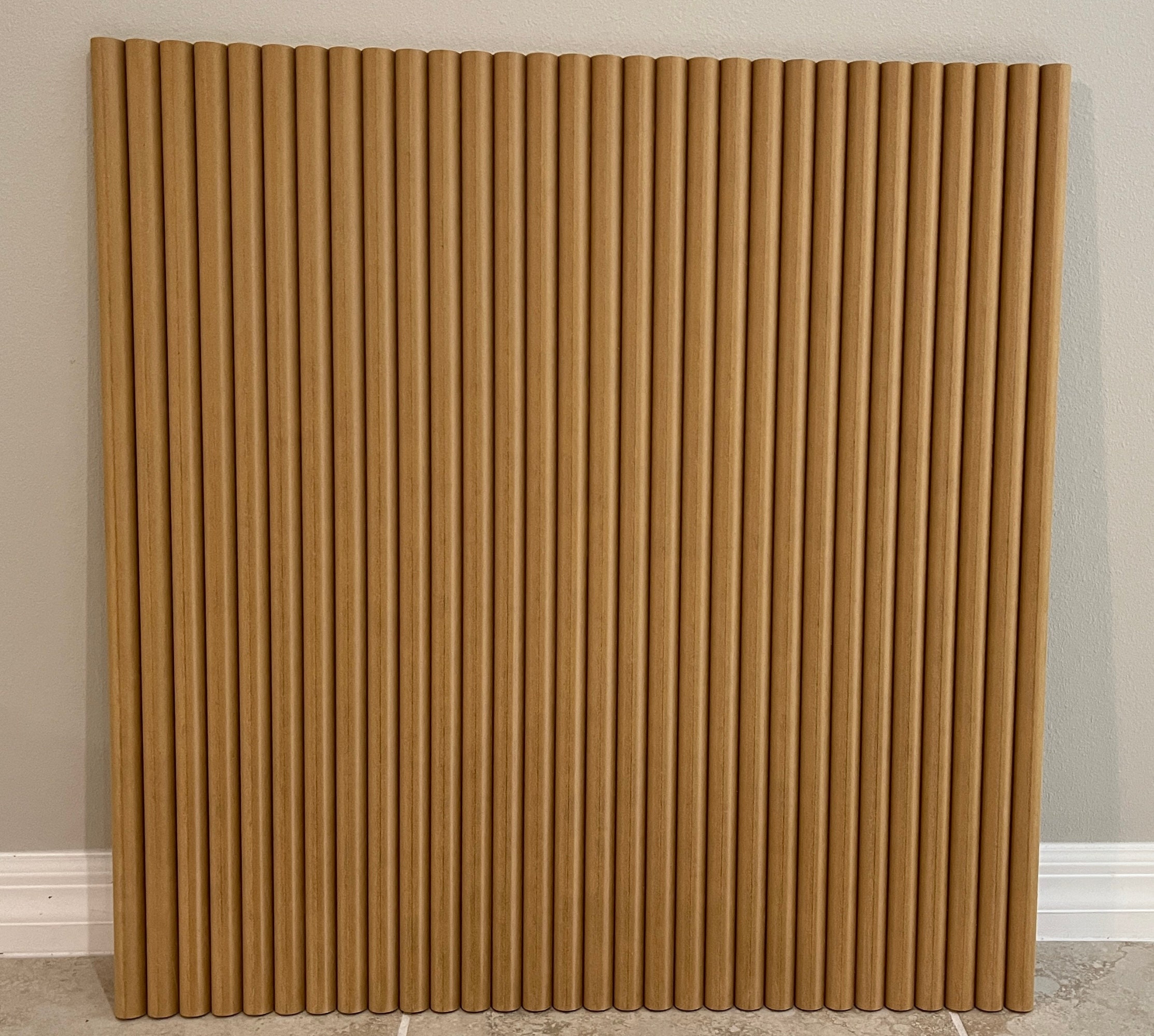Kitchen Island Reeded Wall Panels, Reed 1 In, Custom Size Reeded Panels ...