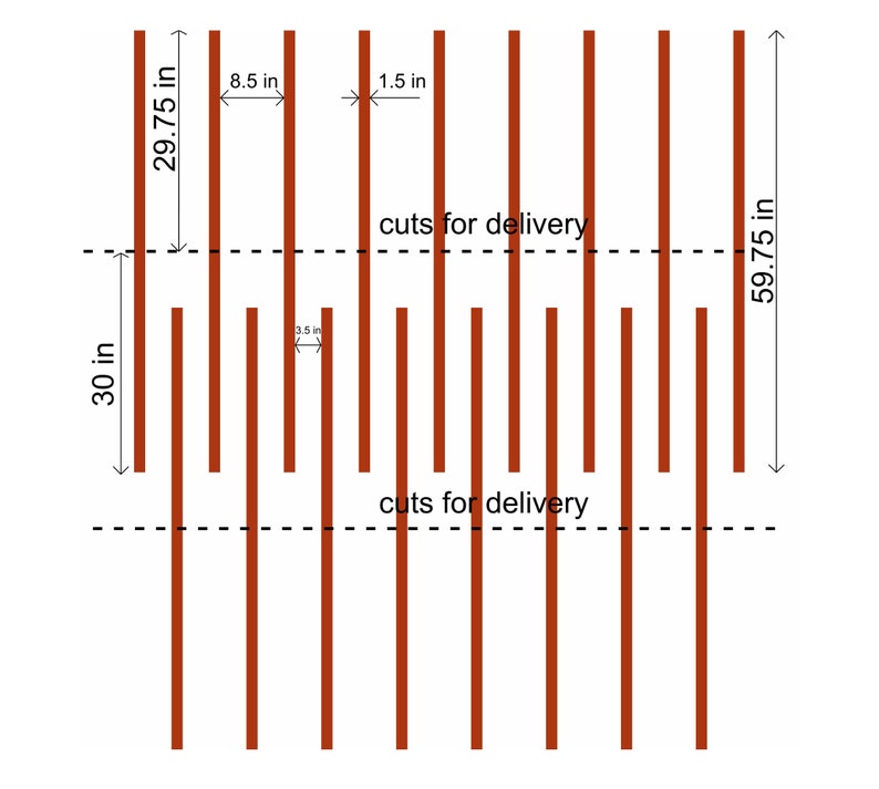 Slat Accent Wall Panels, Ready to Install, MDF Wall Panels, 3D Accent ...