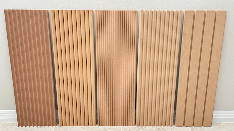 3D MDF Wall Panels: Reeded Wall Panels, Striped Wall Panels, Slat Wall ...