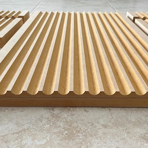 Custom Fluted Cabinet Doors & Drawer Fronts, Modern 3D Kitchen Design ...