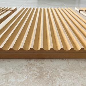 Custom Fluted Cabinet Doors & Drawer Fronts, Modern 3D Kitchen Design ...