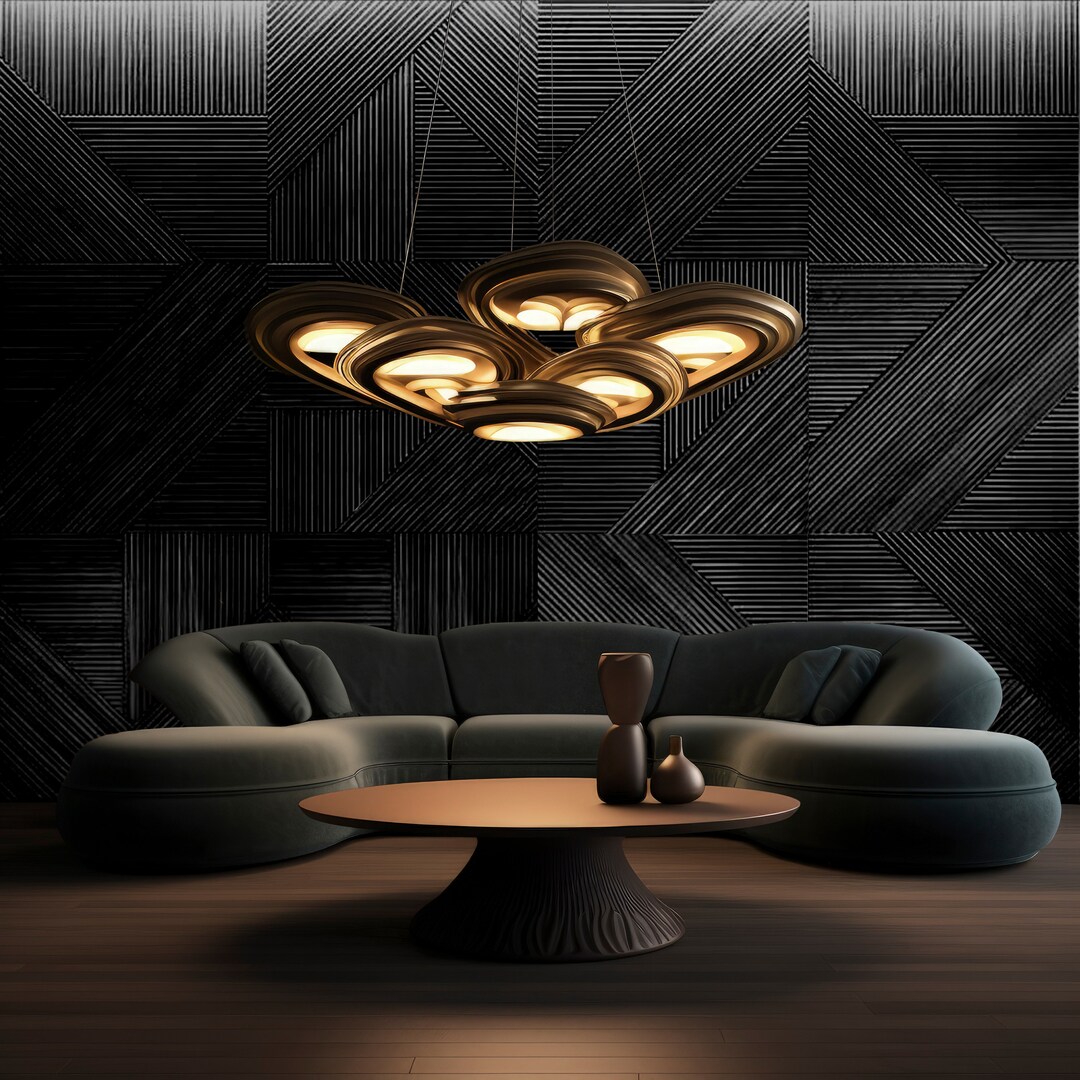 Modern Geometric 3D Accent Wall Panels, 3D Wall Art Design, Abstract ...