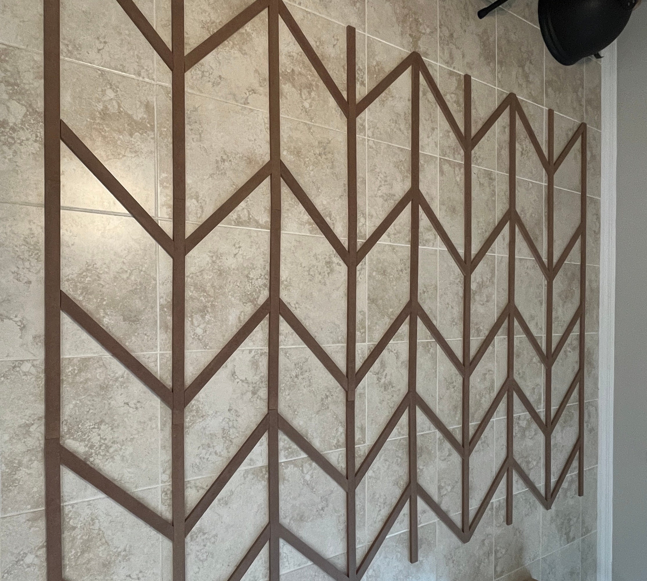 Custom Size Accent Wall Kit, Ready to Install, DIY Modern Accent Wall ...