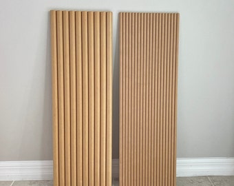 Reeded Wall Panel | DIY Ribbed Panels | Decorative MDF Panel Kit - Etsy