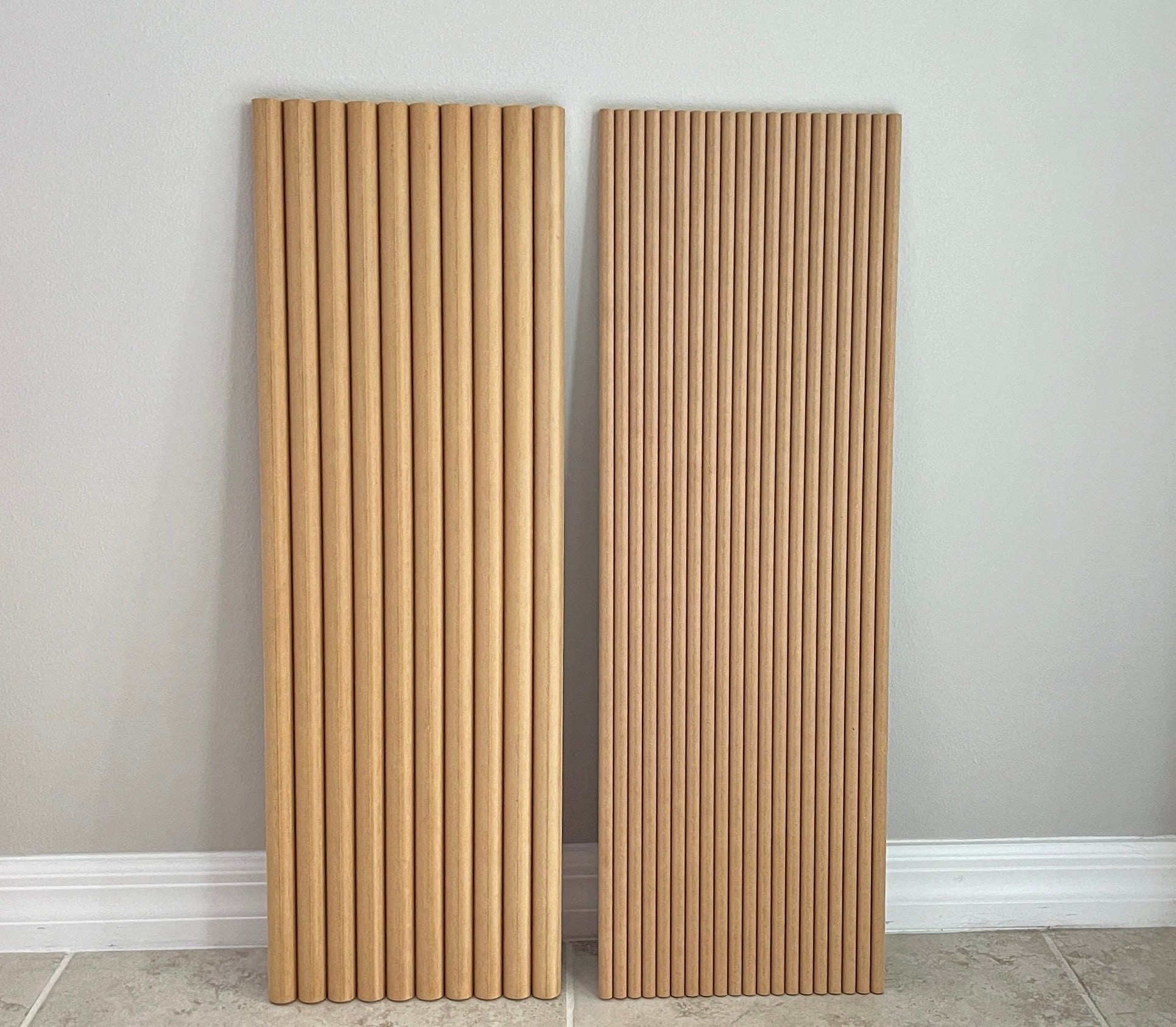 Kitchen Island Reeded Wall Panels, Reeds 1 in or 1/2 In, Custom Size ...
