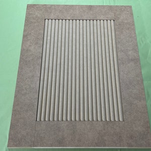 Custom Size Reeded, Stpired Cabinet Doors, Replacement Reeded Cabinet ...