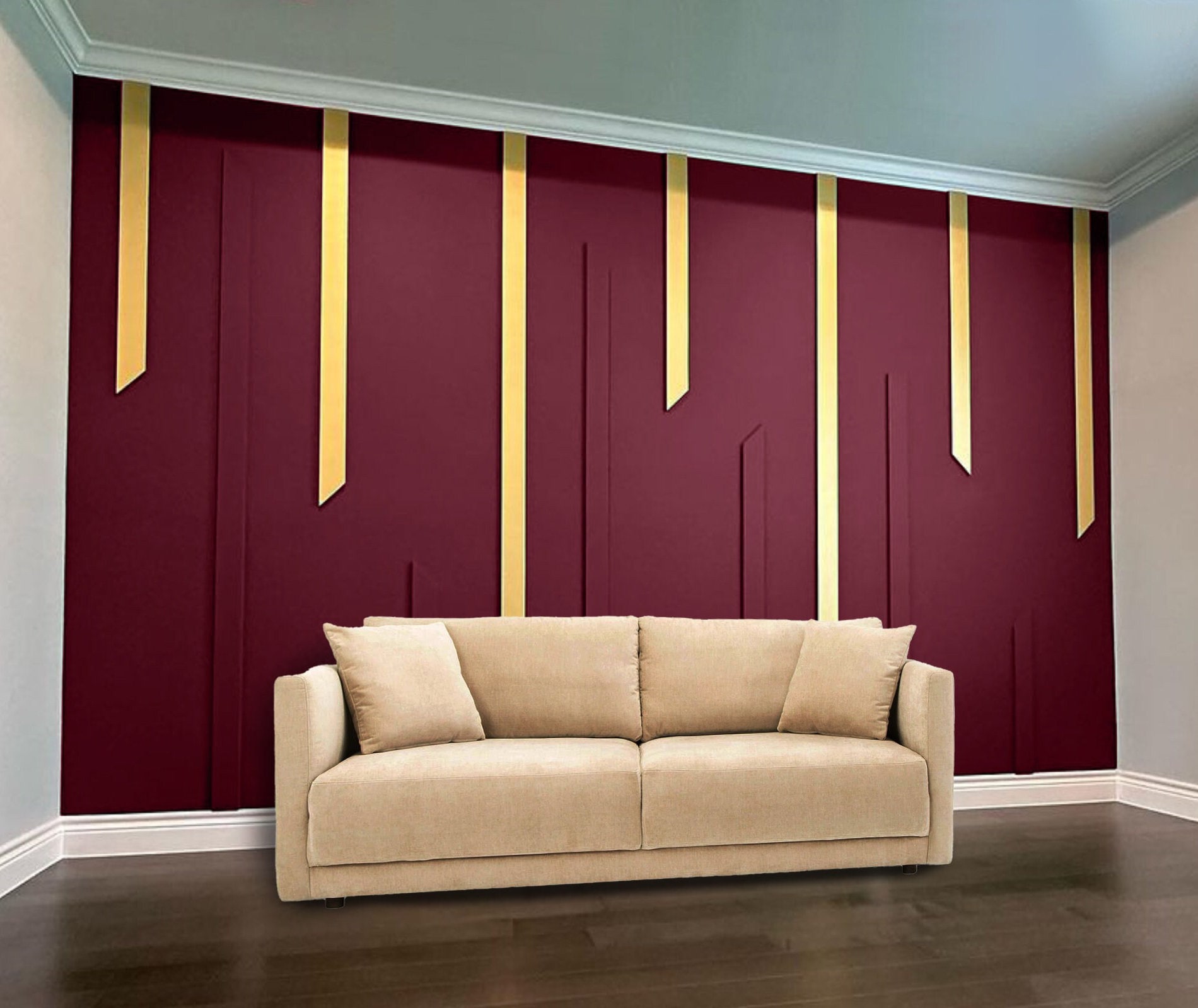 Custom Made Accent Wall Panels for Living Room, Dining Room, Office ...