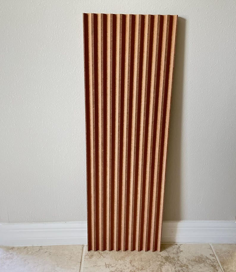 Kitchen Island Fluted Wall Panels, Flute 1 In, Custom Size Fluted ...