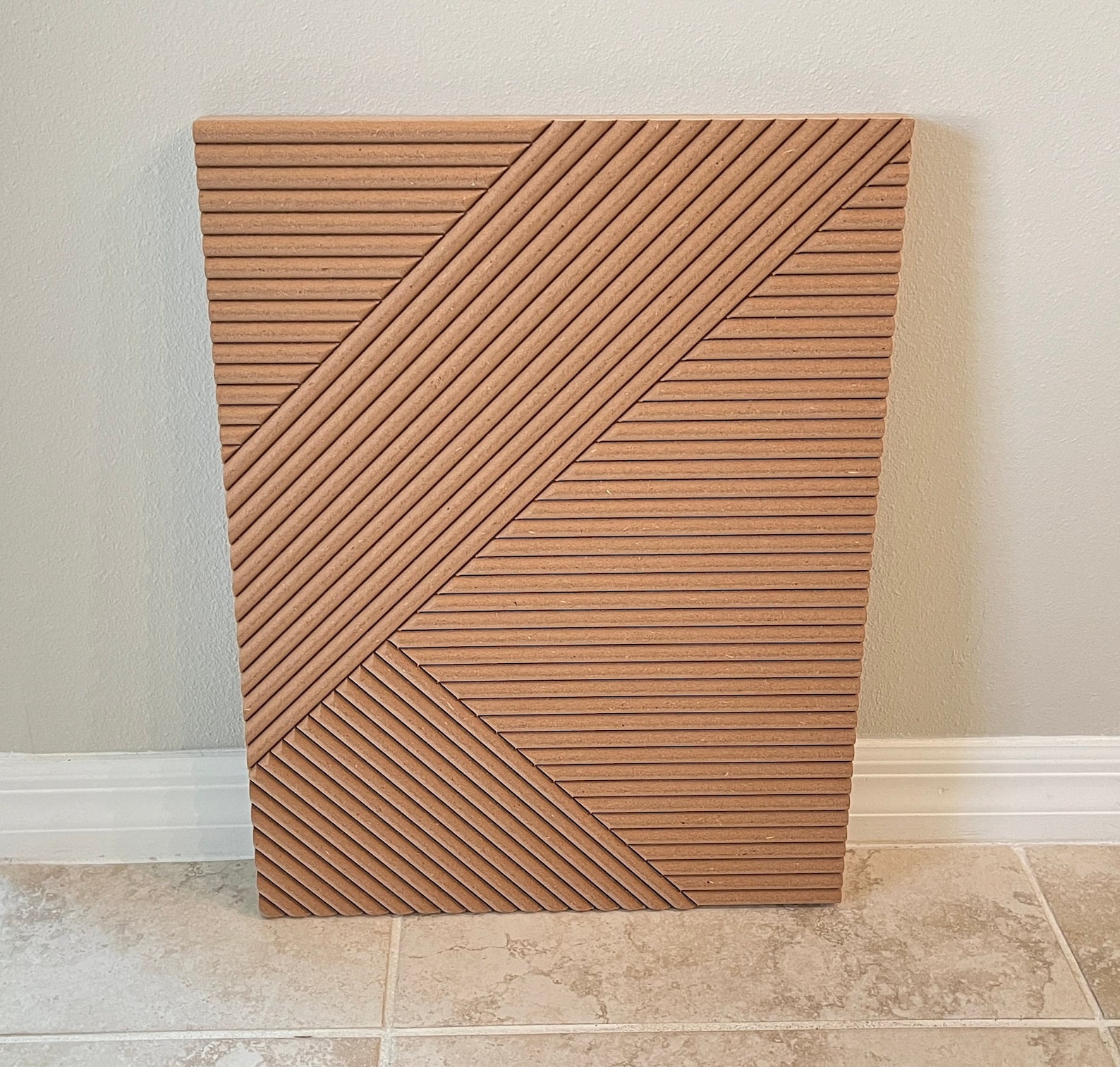 Custom Reeded Cabinet Doors: Modern 3D MDF Replacement Fronts - Etsy