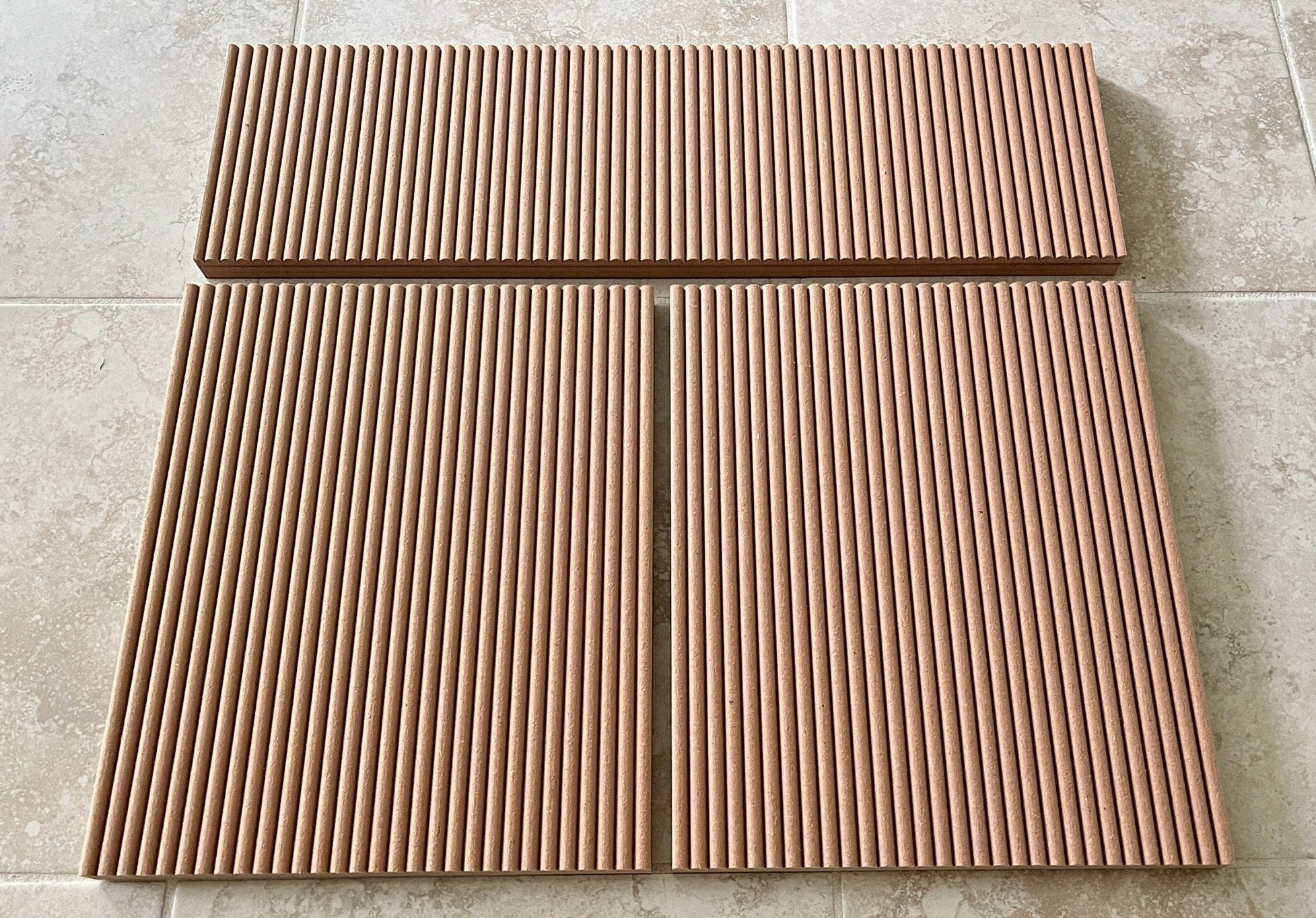 Custom Vanity Doors and Drawer Fronts, Reeded Cabinet Door and Drawers ...