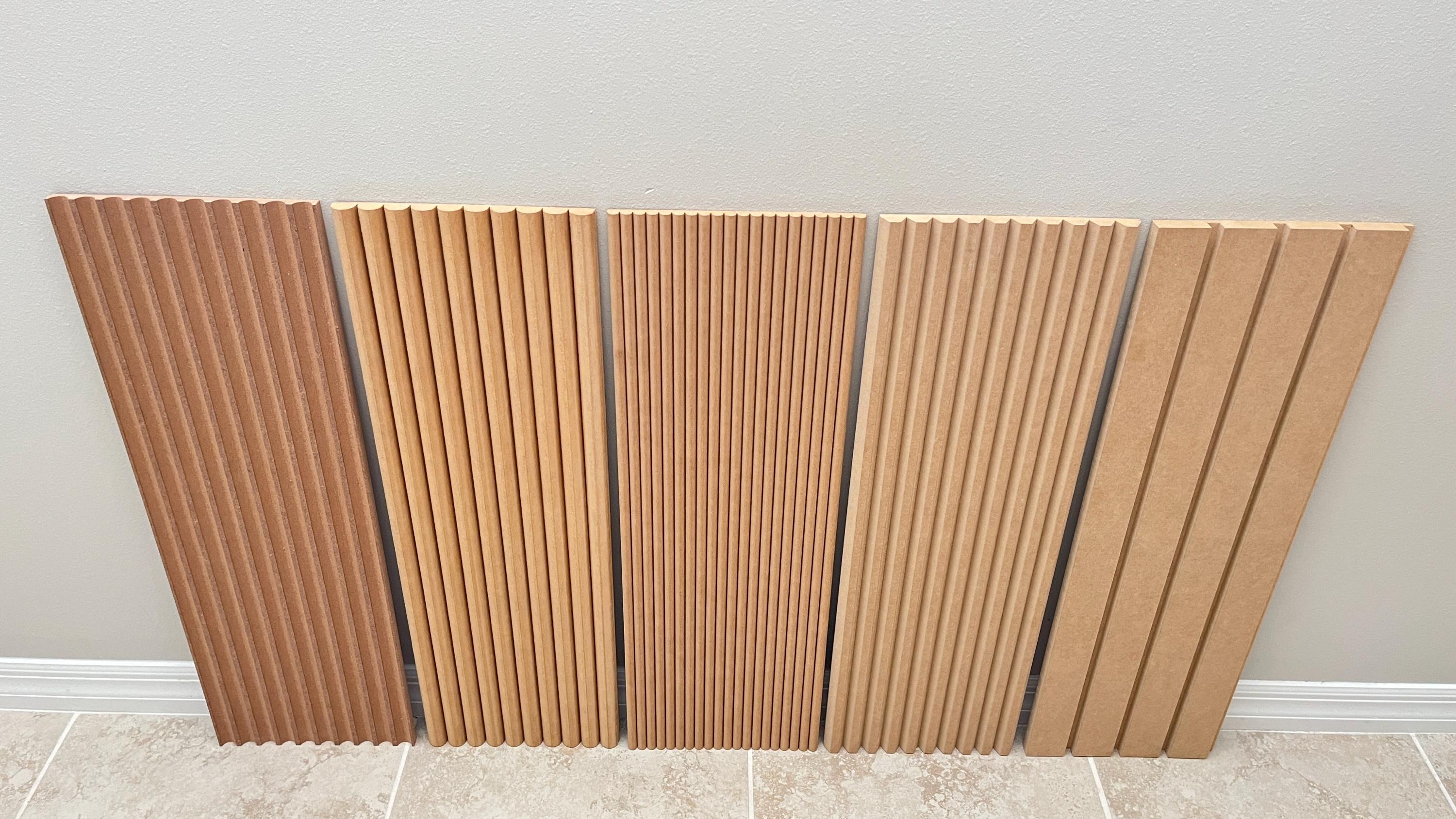 3D MDF Wall Panels: Reeded Wall Panels, Striped Wall Panels, Slat Wall ...