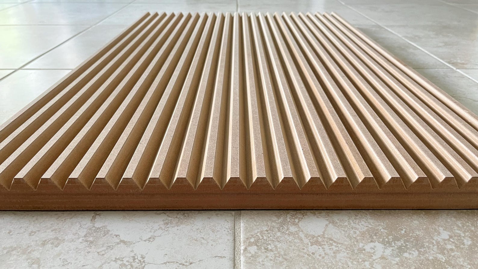 Modern V-groove MDF Cabinet Doors, Drawer Fronts, Fluted Design Vanity ...