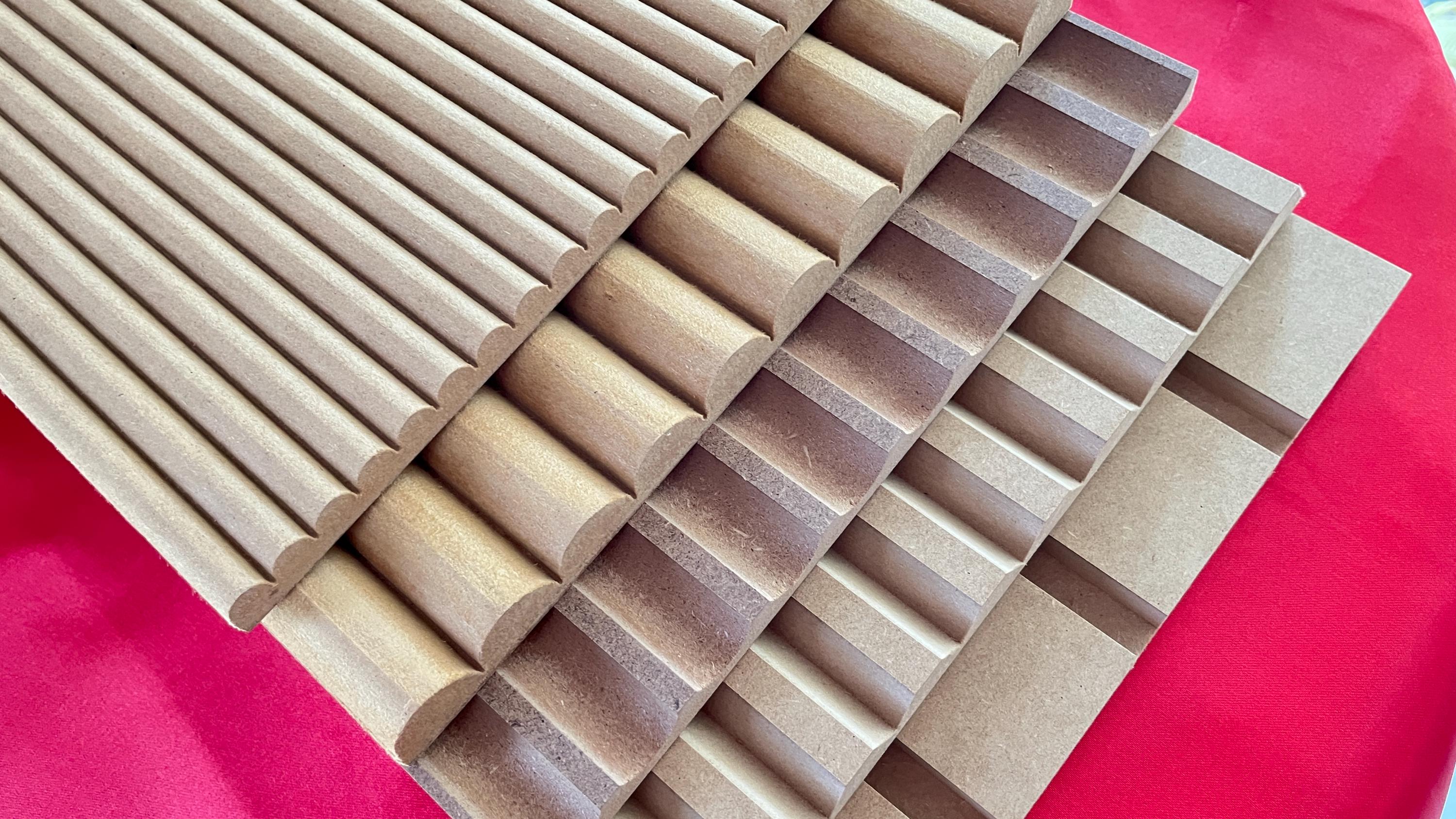 3D MDF Wall Panels: Reeded, Fluted, V-groove, Slat Wall Panels, Kitchen ...
