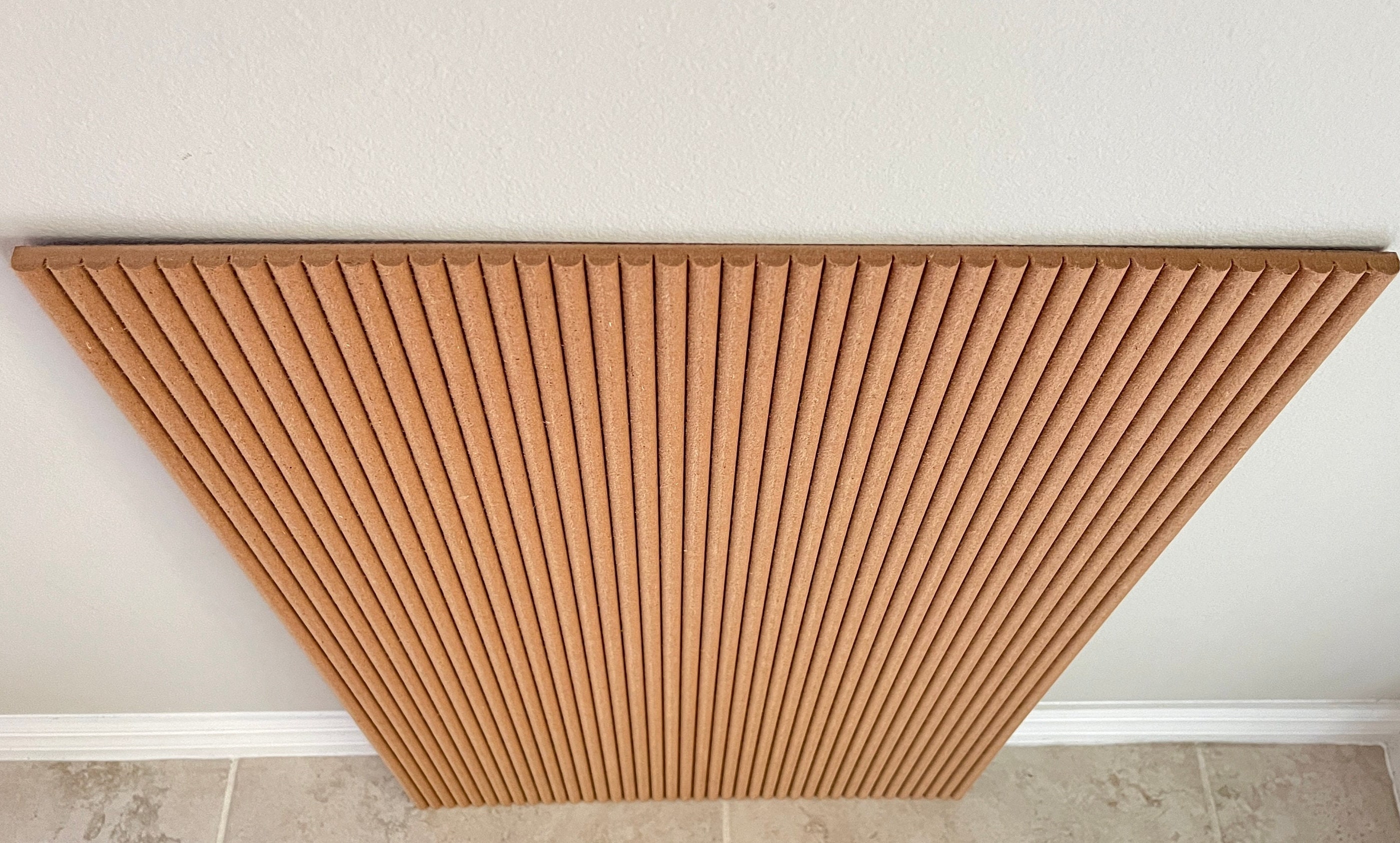 Kitchen Island Reeded Wall Panels, Reeds 1/2 In, Custom Size Reeded ...