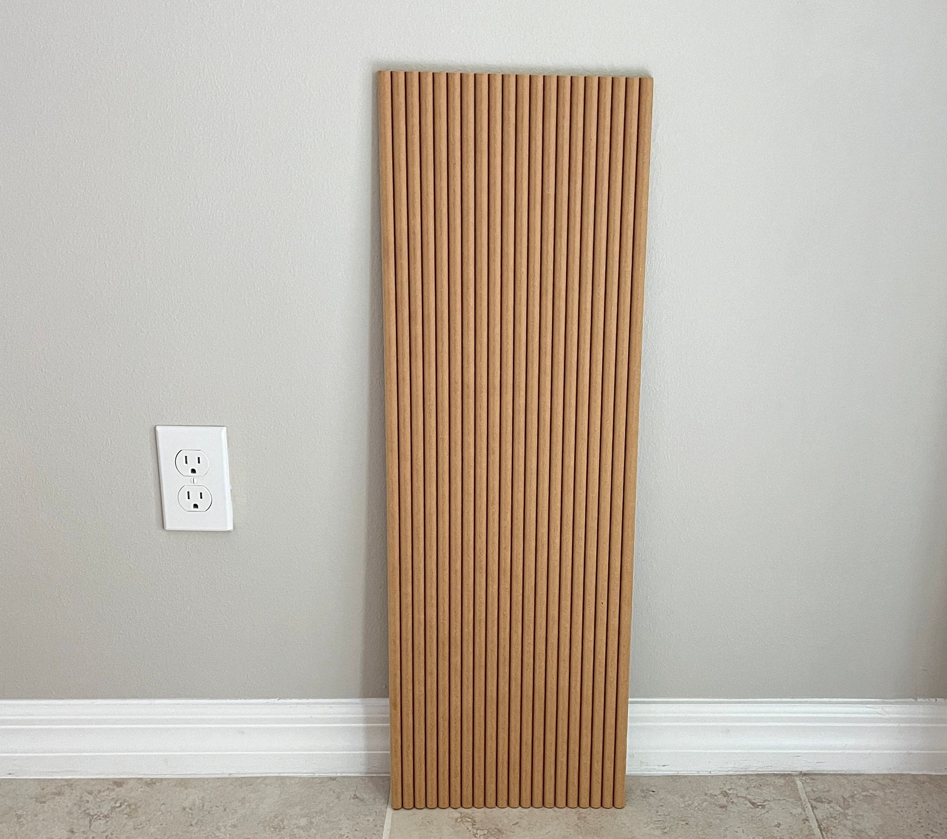 Kitchen Island Reeded Wall Panels, Reeds 1/2 In, Custom Size Reeded ...