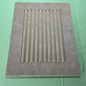 Custom Size Reeded, Stpired Cabinet Doors, Replacement Reeded Cabinet ...