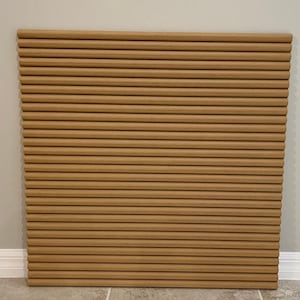 Reeded MDF Wall Panel: 1-inch Reed, Custom Cabinet Overlay - Etsy