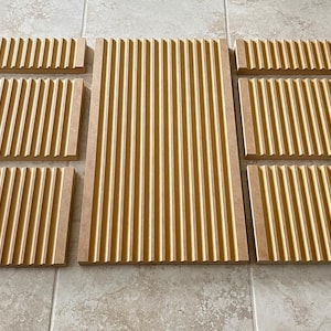 Custom Fluted Cabinet Doors & Drawer Fronts, Modern 3D Kitchen Design ...
