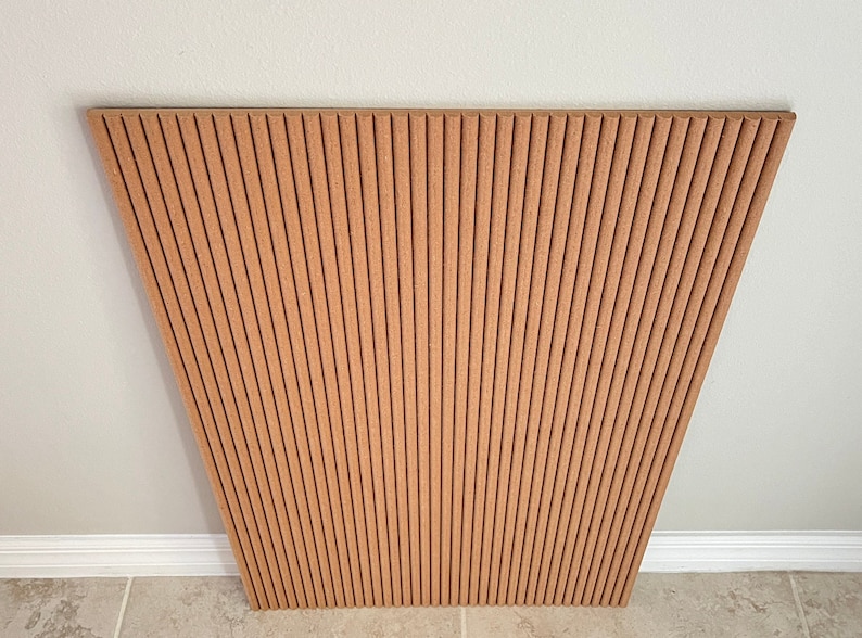 Kitchen Island Reeded Wall Panels, Reeds 1 in or 1/2 In, Custom Size ...