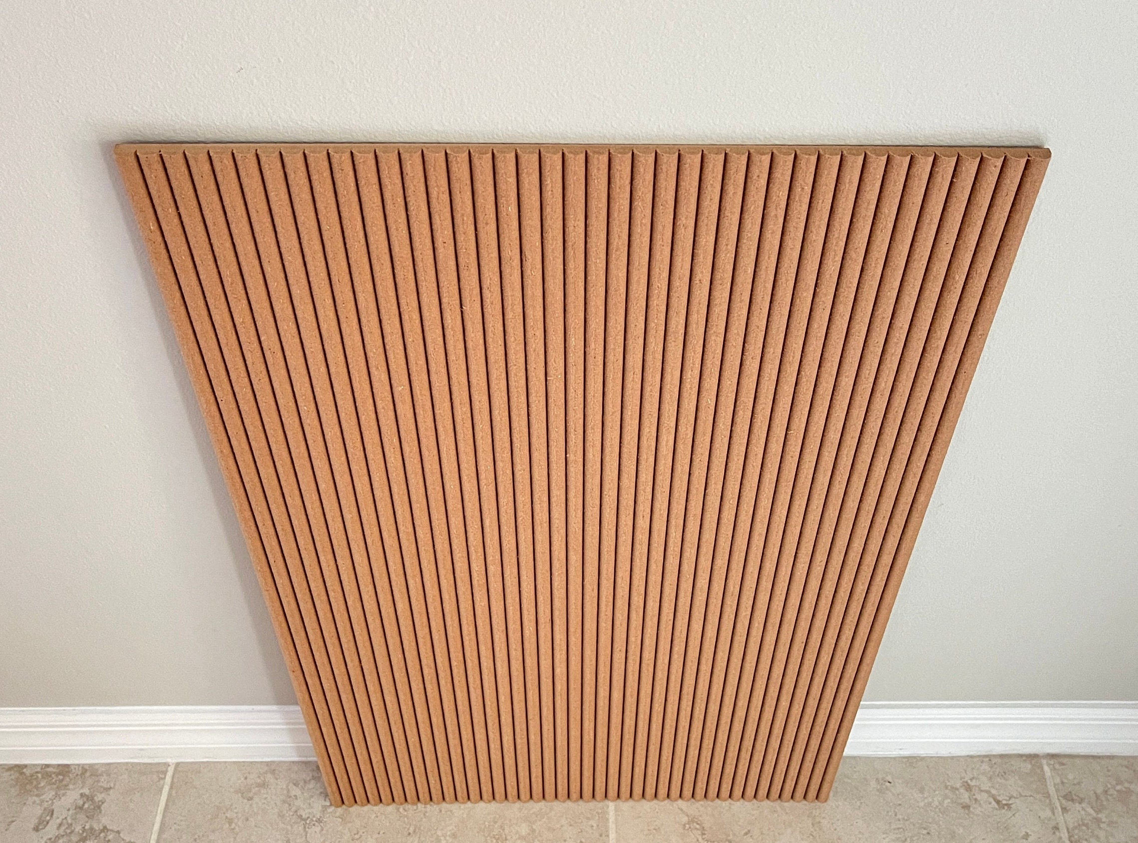 Kitchen Island Reeded Wall Panels, Reeds 1/2 In, Custom Size Reeded ...