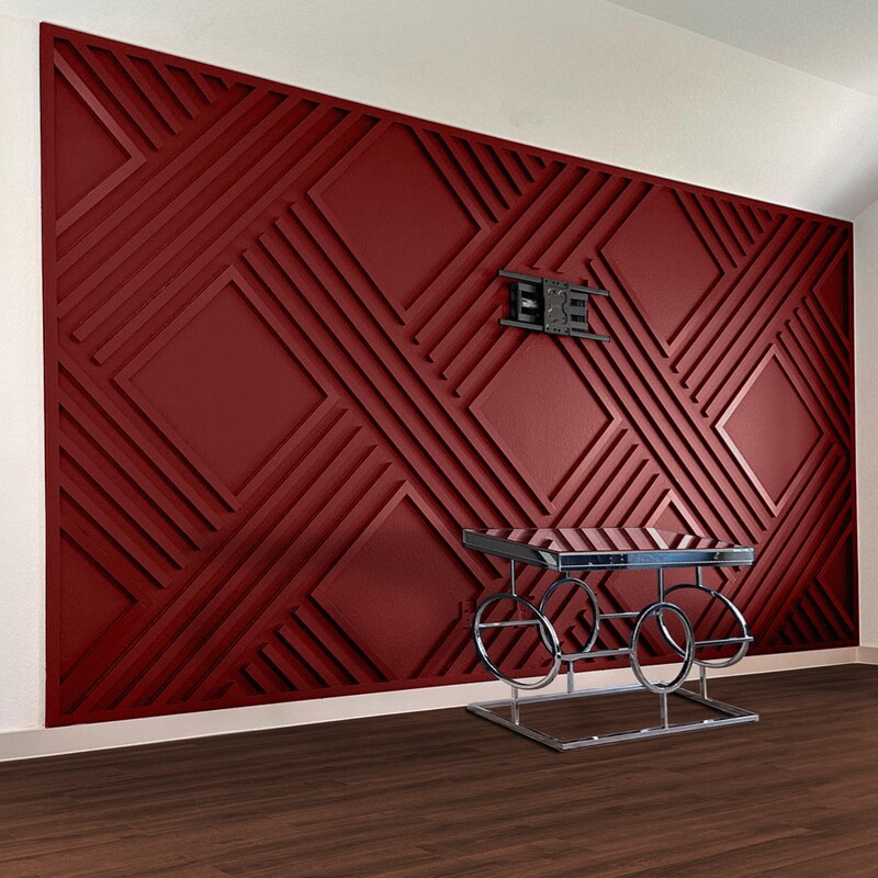 Geometric Accent Wall - Etsy