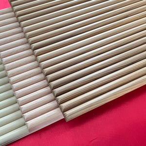Solid Wood Reeded 1/2 in Kitchen Island Panels From OAK, Poplar, Cedar ...